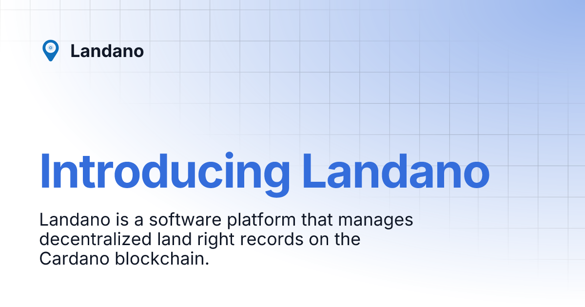 Introducing Landano | Landano